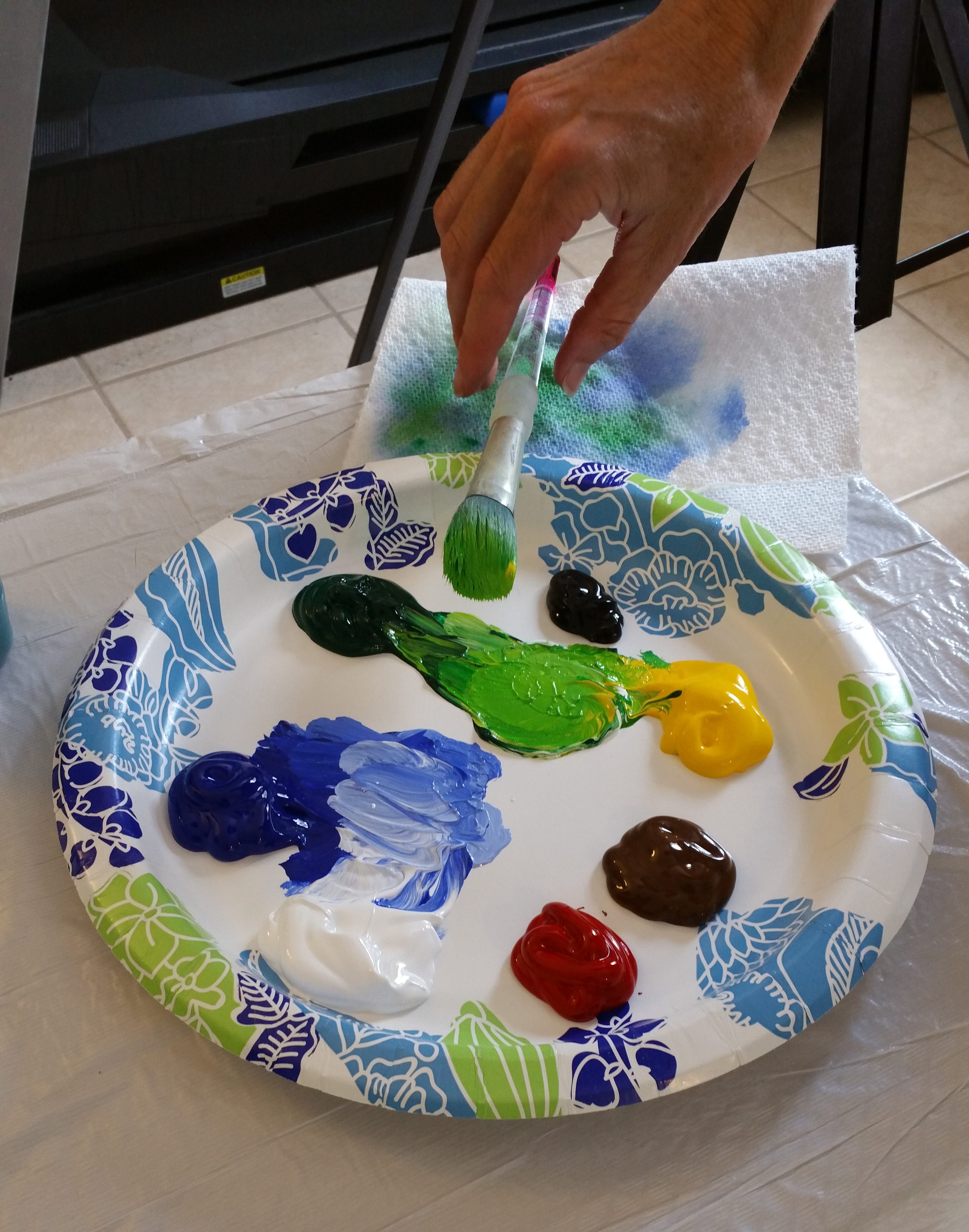 Walk, Sweat, and Paint