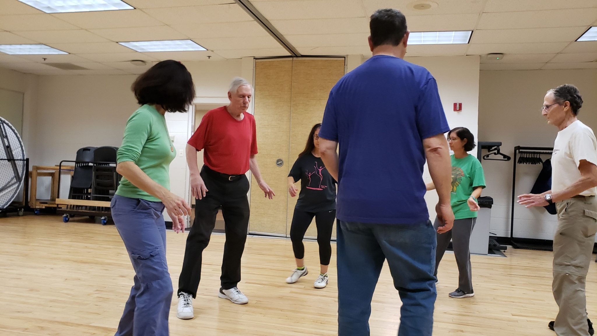 Israeli Folk Dancing on a Wednesday Night