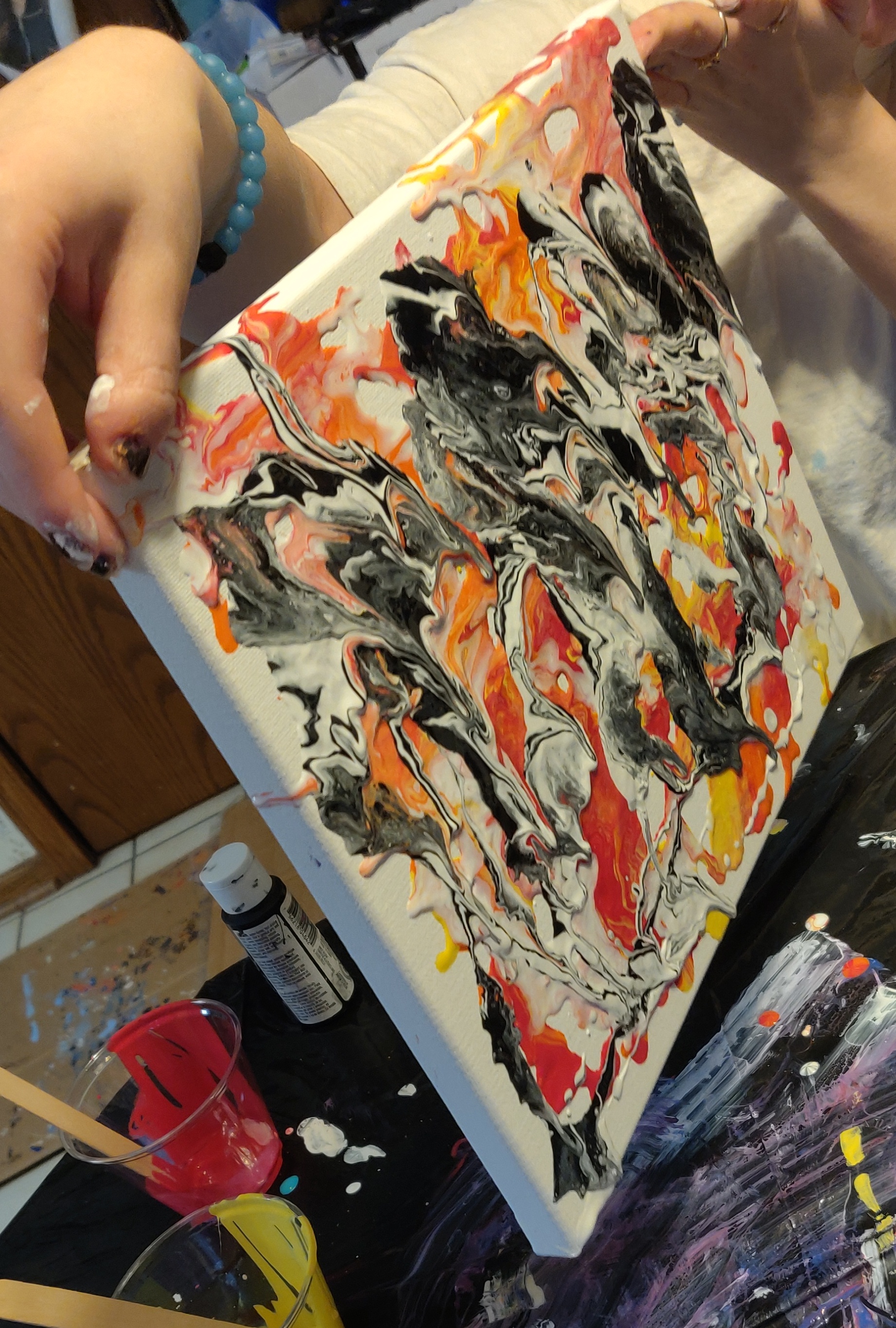 Pour Painting–Easier and More Successful than Expected!