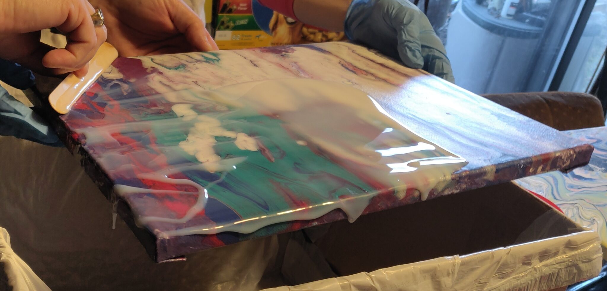 Pour Painting–Easier and More Successful than Expected!