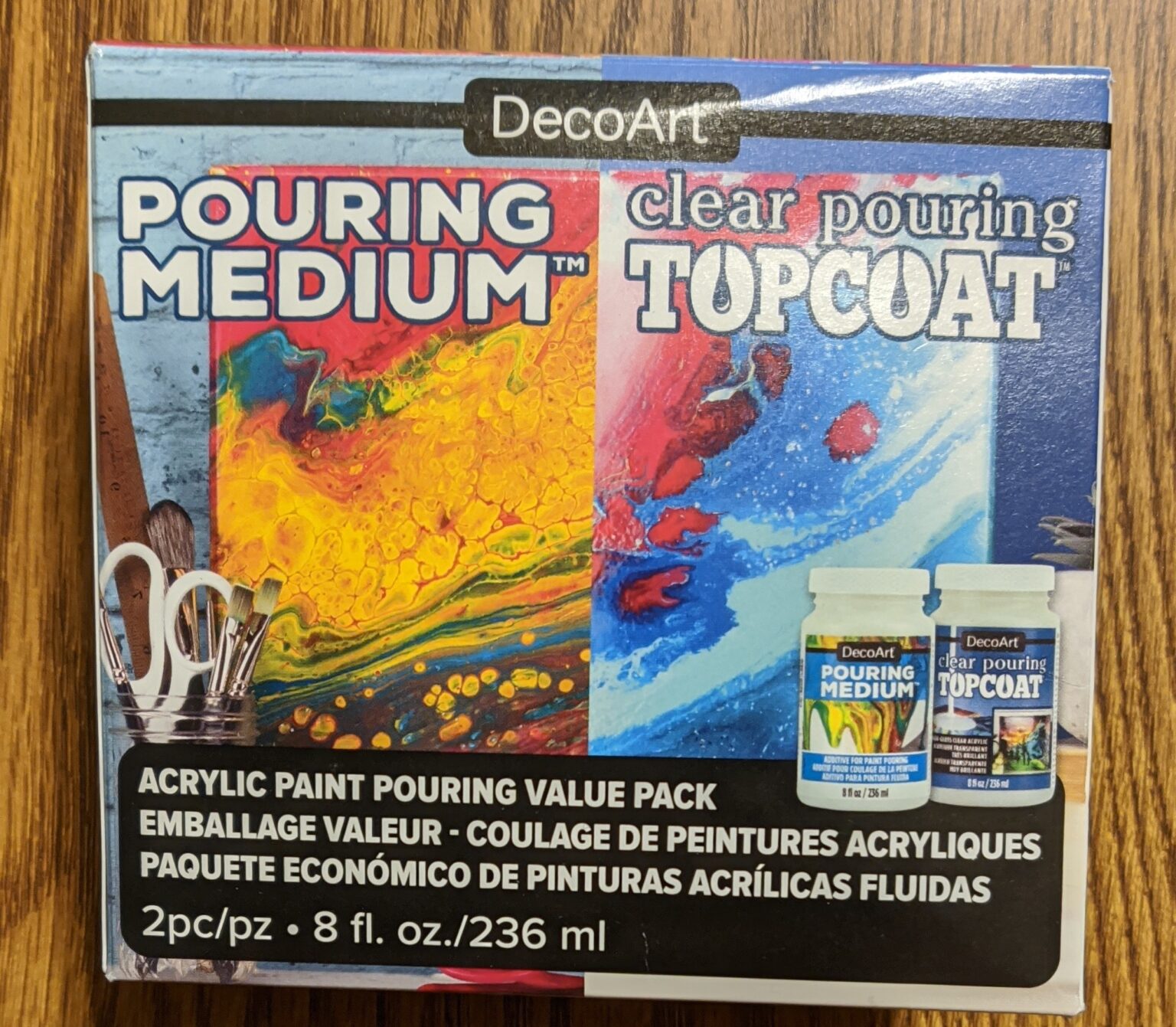 Pour Painting–Easier and More Successful than Expected!