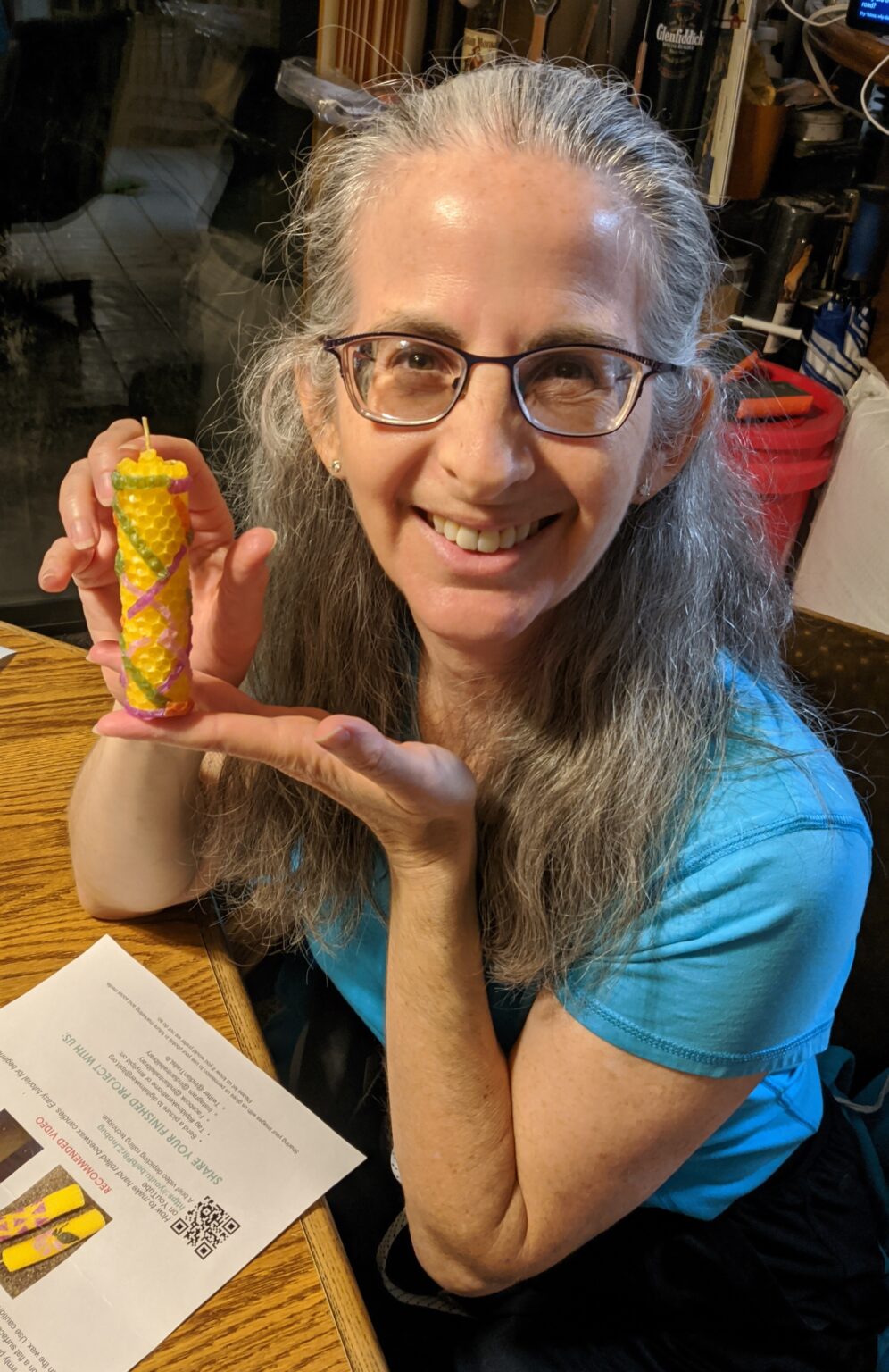 Making Beeswax Candles–A Perfect Simple College Spring Break Project